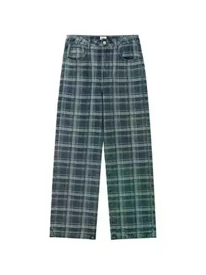 B+AB Plaid Jeans - Blue