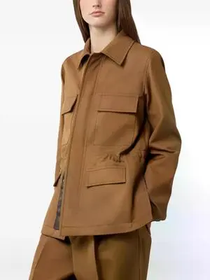 TOD'S Leather-trim Jacket