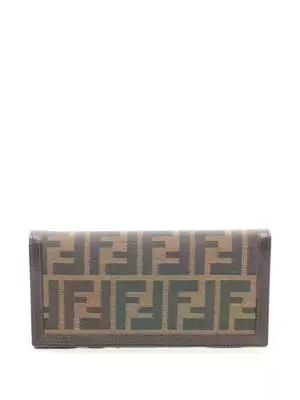 Fendi 2010s Zucca Bi-fold Wallet - Brown