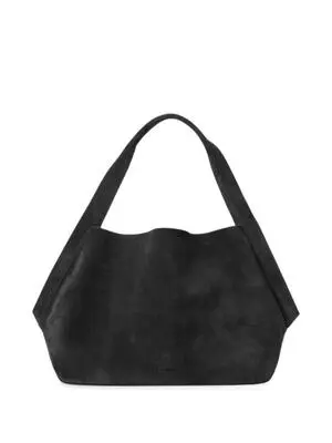 Shinola Derby Suede Shoulder Bag - Black