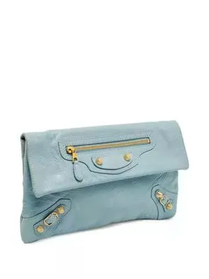 Balenciaga Envelope Leather Clutch Bag
