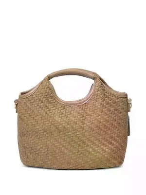 V°73 Zelda Woven-effect Shoulder Bag - Neutrals