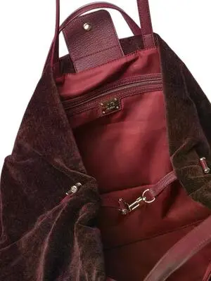 V°73 Giada Fringe-charm Logo-plaque Shoulder Bag