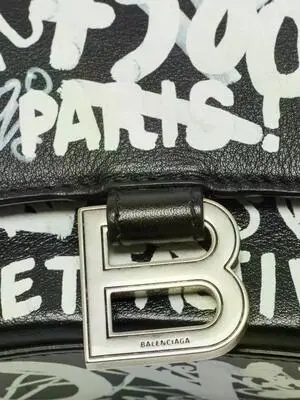 Balenciaga Xs Graffiti Hourglass Mini Bag