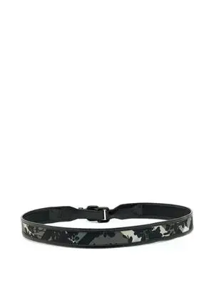 Burberry Printed Buckle Belt - Black