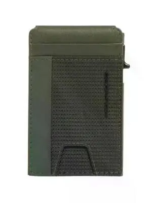 PIQUADRO Sync Logo-detail Cardholder - Green