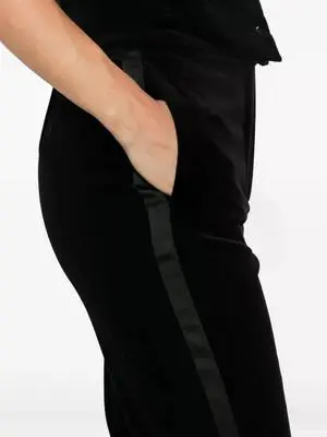 Max Mara Side-stripe Velvet Trousers