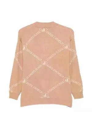 Iceberg Logo-intarsia V-neck Cardigan