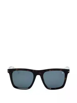 DB EYEWEAR BY DAVID BECKHAM Tortoiseshell-effect Square-frame Sunglasses - Brown