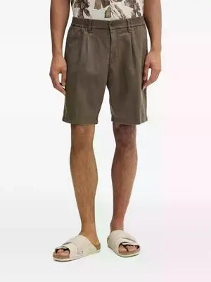 Marc O'polo Pleated Elasticated-waist Shorts - Brown