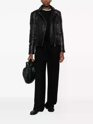 TOTEME Leather Biker Jacket