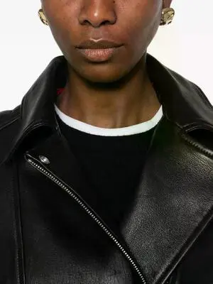 TOTEME Leather Biker Jacket