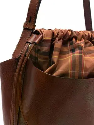 THE BRIDGE Logo-print Bucket Bag