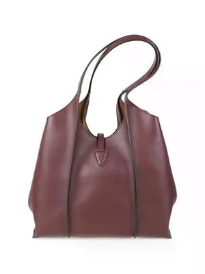 TOD'S T Timeless Leather Tote Bag - Red