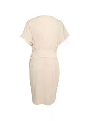 ARMANI Ring Buckle Wrap Dress