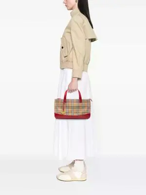 Burberry 2000-2017 Haymarket Check Canvas Handbag