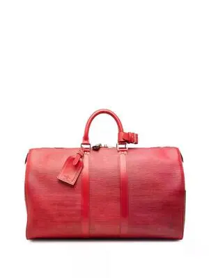 LOUIS VUITTON 1997 Epi Keepall 45 Travel Bag - Red
