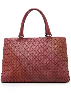 Bottega Veneta 2012-2026 Nappa Intrecciato Milano Tote Bag - Brown