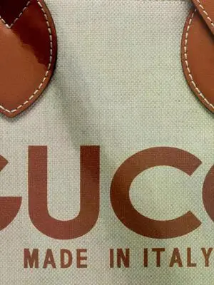 Gucci Mini Logo-print Canvas Tote Bag