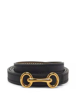 Hermès 2023 Heritage Horsebit Belt - Black