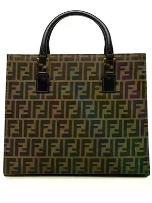 Fendi 20th Century Zucca Canvas Tote Bag - Brown