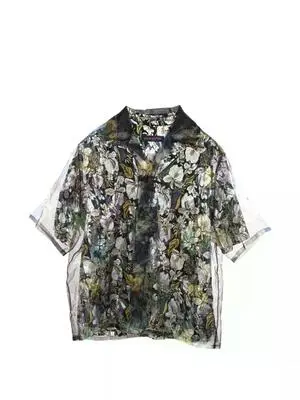 LOUIS VUITTON 2020s Layered Floral-pattern Aloha Shirt