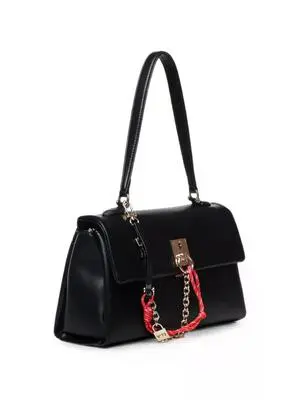 V°73 Woven-cord Chain-detail Shoulder Bag