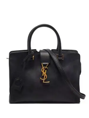 Saint Laurent 2015 Baby Cabas Leather Tote Bag