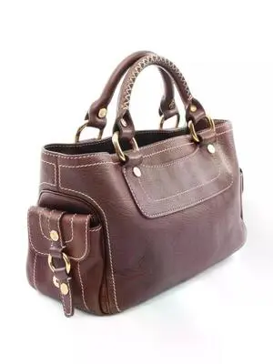 Celine 2000s Boogie Leather Tote Bag