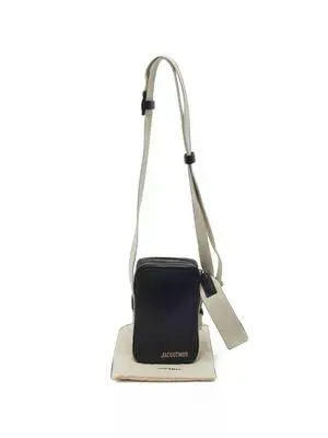 Jacquemus Le Cuerda Logo-plaque Messenger Bag - Black