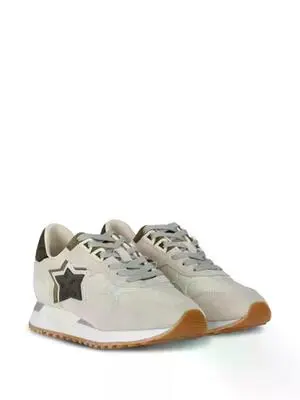 ATLANTIC STARS Star-patch Calf Suede Sneakers