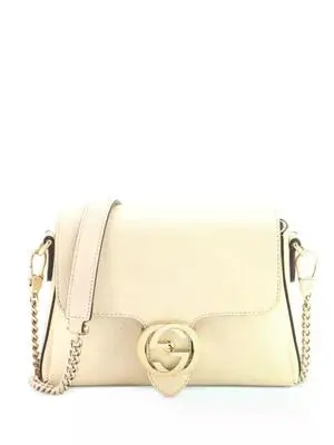 Gucci Interlocking Chain Leather Small Crossbody Bag