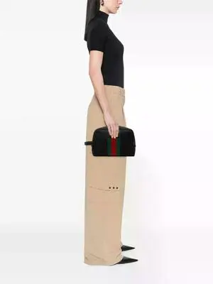 Gucci 2000-2015 Techno Canvas Web Clutch Bag