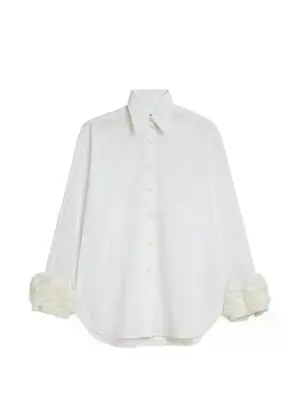 JIL SANDER Cotton Muslin Shirt - White