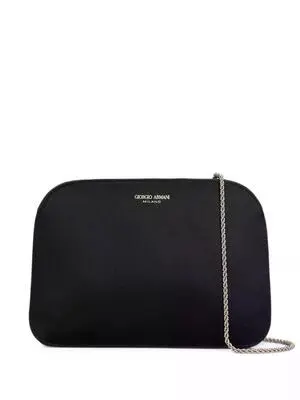 Giorgio Armani La Prima Chain-strap Satin Clutch Bag