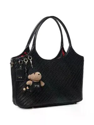 V°73 Woven-effect Shoulder Bag