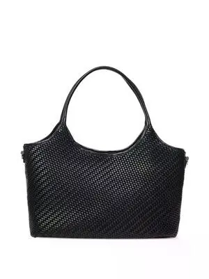 V°73 Woven-effect Shoulder Bag - Black