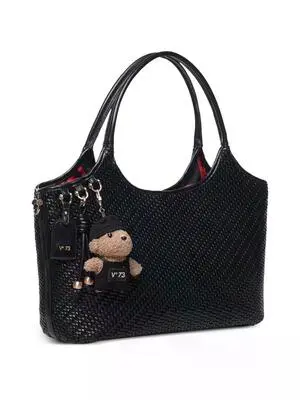 V°73 Woven-effect Shoulder Bag