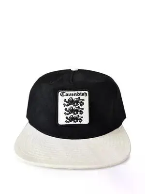 CAVENDISH Logo-patch Panelled Cap - Black