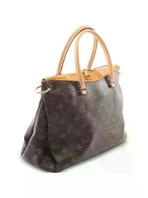 LOUIS VUITTON 2013 Monogram Pallas Tote Bag - Brown