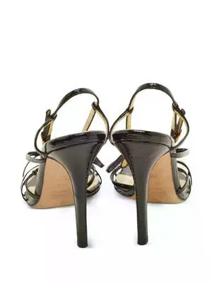 Dolce & Gabbana Patent-leather Slingback Sandals