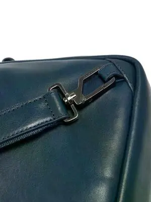 PIQUADRO Victor Logo-plaque Messenger Bag - Blue