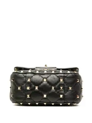 Valentino Garavani 2000-2017 Micro Nappa Rockstud Spike Satchel