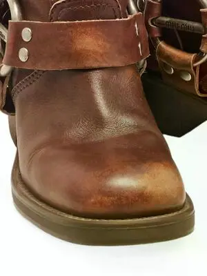 Miu Miu Harness Moto Boots