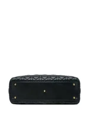 Dior 2012 Large Lambskin Cannage Lady Satchel