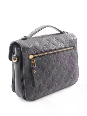 LOUIS VUITTON 2018 Metis Mm Monogram Empreinte Leather Shoulder Bag - Black