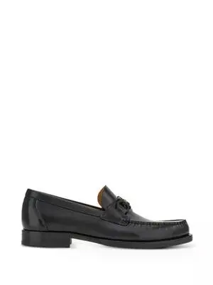 FERRAGAMO Gancini Leather Loafers