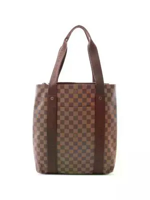 LOUIS VUITTON 2008cabas Bobourg Damier Ebene Tote Bag