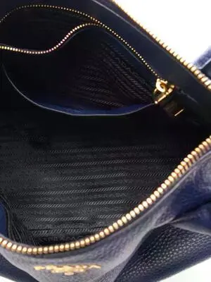 Prada 2010s Vit Daino Tote Bag