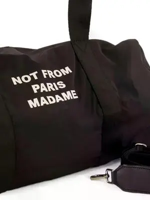 Drole De Monsieur Slogan-print Holdall